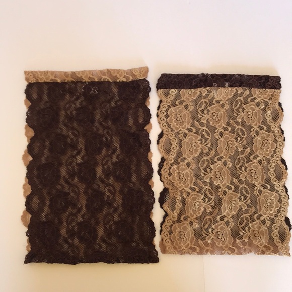Ally Rose Toppers | Tops | Ally Rose Toppers Nude And Brown Combo Lace ...